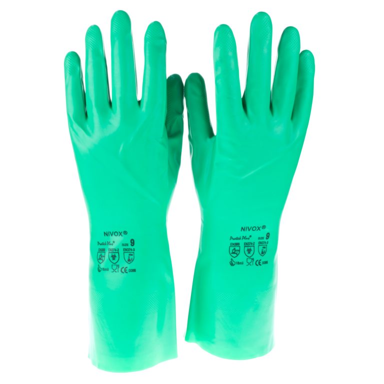 CHEMREST ถุงมือยางหนา กันสารเคมีรุนแรง ยาว 18 นิ้ว (45 cm) (1 คู่) - MS ...