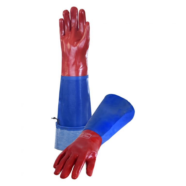 CHEMREST ถุงมือยางหนา กันสารเคมีรุนแรง ยาว 18 นิ้ว (45 cm) (1 คู่) - MS ...