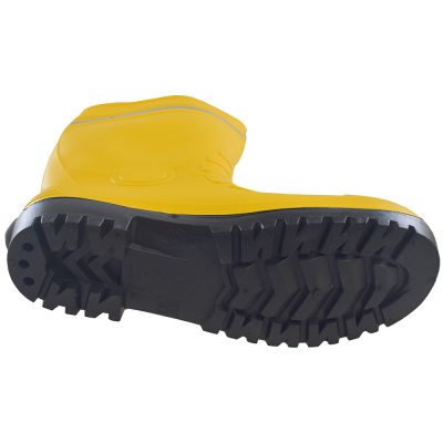 YELLOW SAFETY BOOT 38 cm รองเท้าบูทยาง หัวเหล็ก พื้นเหล็ก บนเหลืองพื้น ...